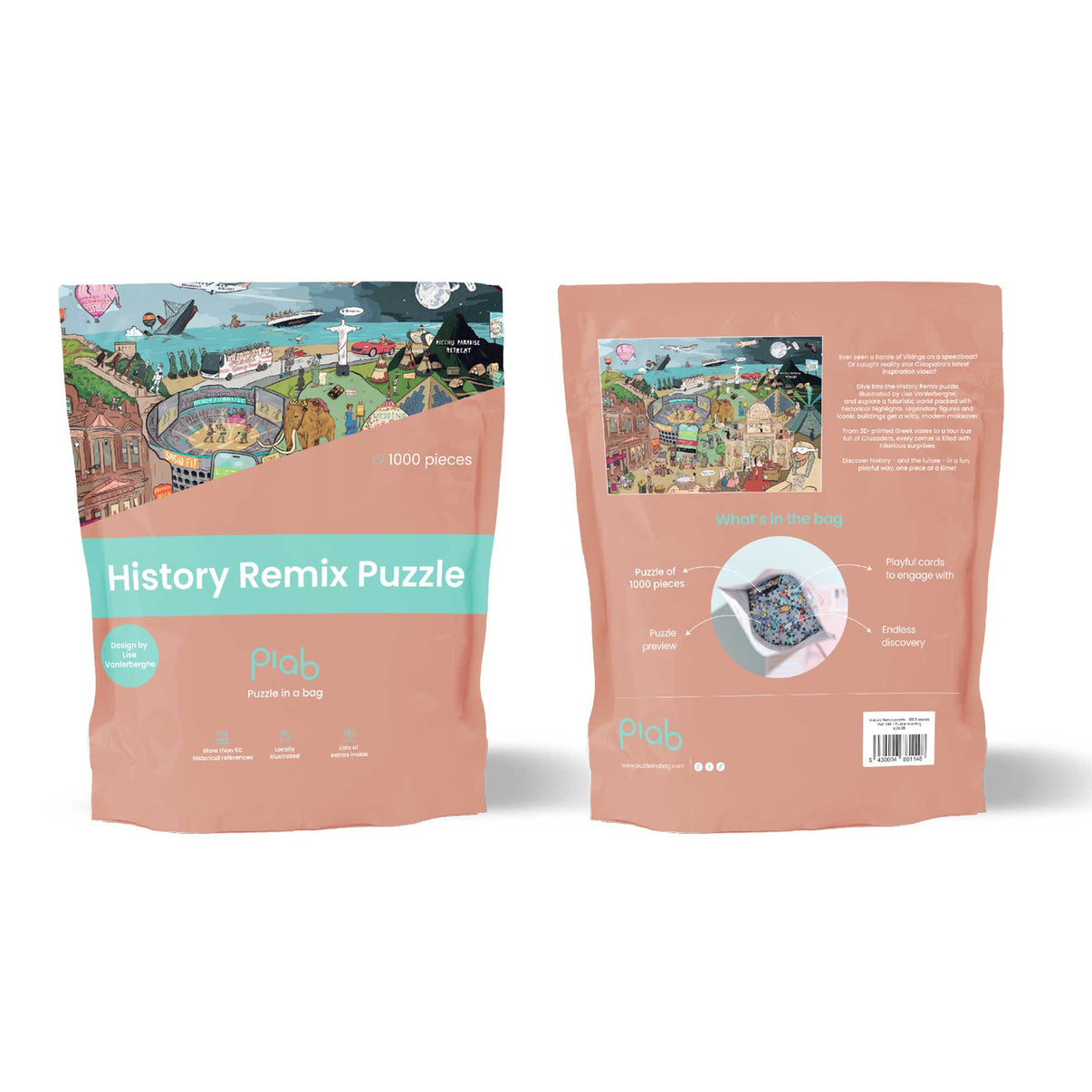 History Remix puzzel - Pre-order – Puzzle in a Bag